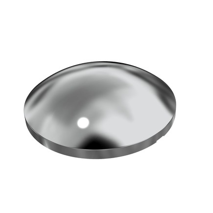 American Chrome 15960 Axle Hub Cap Abs Axle Cover Center Caps, Rear ...