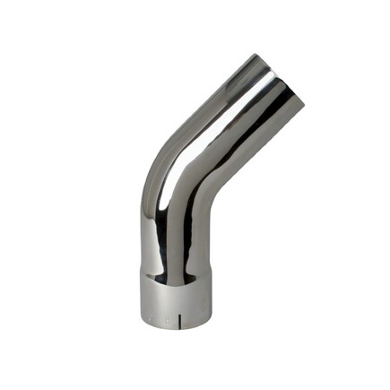 Donaldson P206285 Exhaust Elbow 45 Deg. Angle, Od Id Connection, Chrome ...
