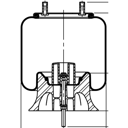 Contitech 67586 Suspension Air Spring Kit 9 10 17.5 A 930, 14 In ...