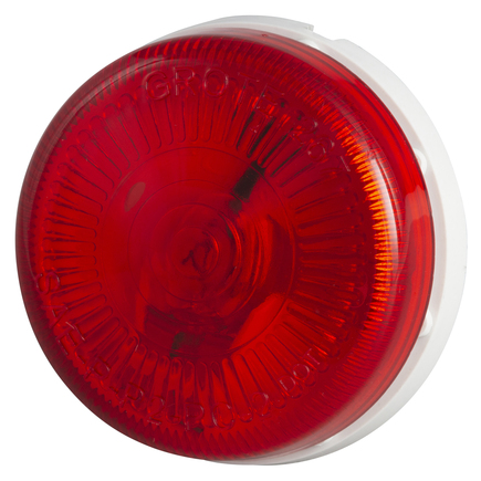 Grote 45412 Clr/Marker Lmp, Red, Rnd Surfacemnt, Sngl Bulb 89373001029 ...