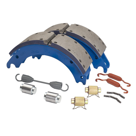 Haldex GF4702QJ Drum Brake Shoe Kit Rear, New, 2 Brake Shoes, With ...