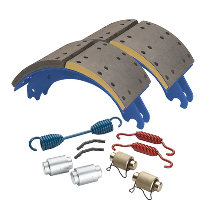 Haldex GG4718QJ Drum Brake Shoe Kit Rear, 2 Brake Shoes, With Hardware ...