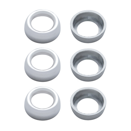 United Pacific 40892 Toggle Switch Nut Cover, Chrome, Plastic, for ...