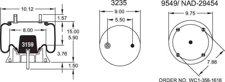 W013588203 by FIRESTONE - AIR BAG
