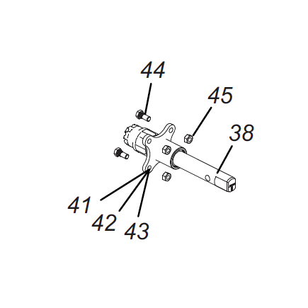 C10233 by JOST - INPUT GEAR SHAFT