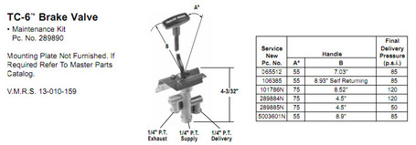 101786N by BENDIX - BRAKE VALVE