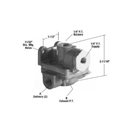 289714N by BENDIX - QUICK RELEASE VALVE