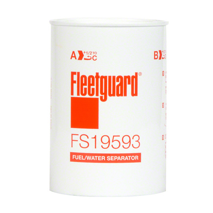 FS19593 by FLEETGUARD - FILTER-FUEL/WATER SEPARATOR